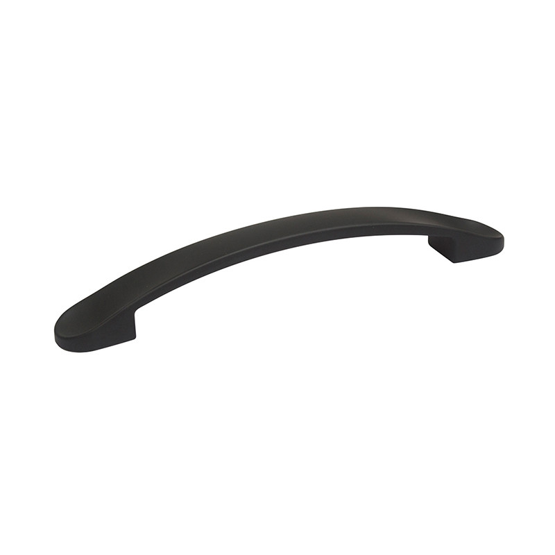 6329 Bow Handle Matt Black 128mm | Titus Tekform