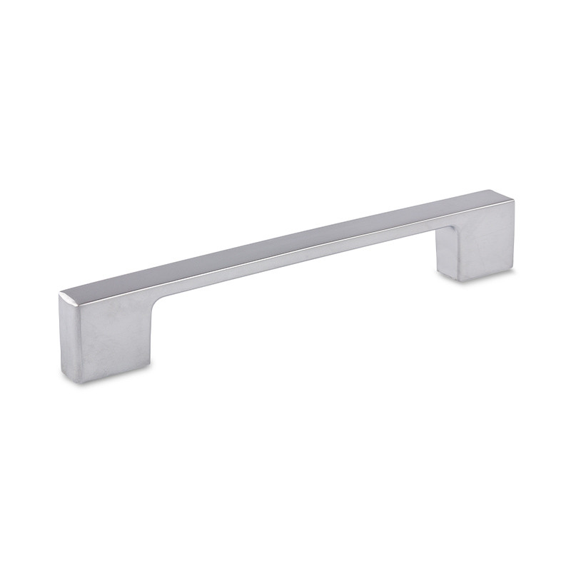 116 Square Handle Matt Chrome 128mm | Titus Tekform