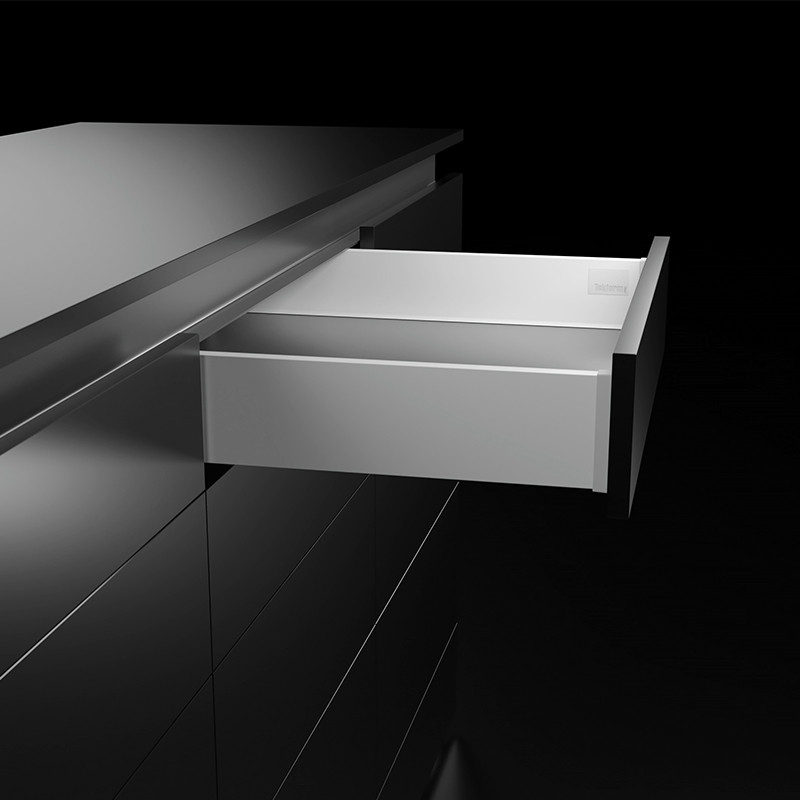 Slimline+ Drawer 70 White 350mm Push to Open | Titus Tekform