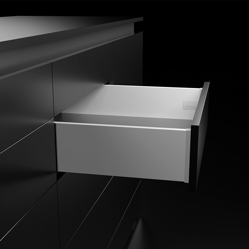 Slimline+ Drawer 100 White 400mm | Titus Tekform