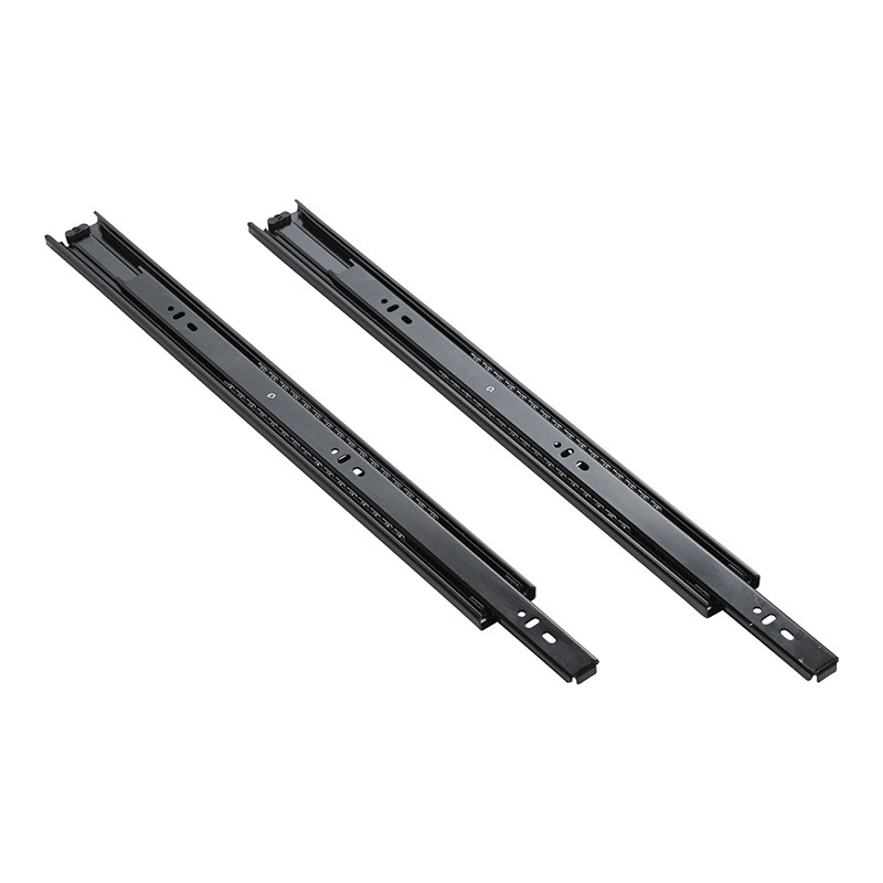 Full Extension 45kg Black Ball Bearing Runners 450mm | Titus Tekform