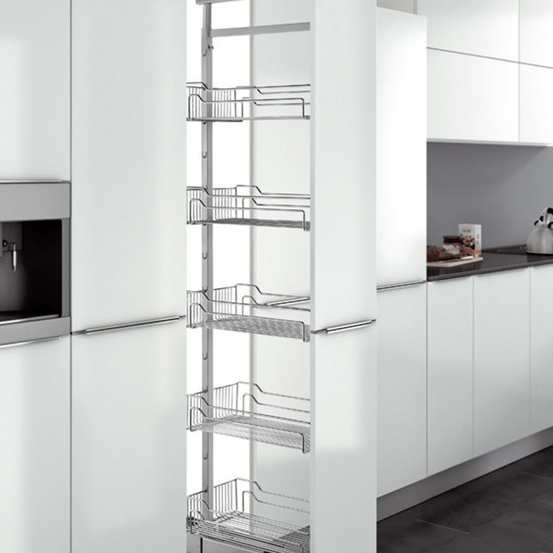 Pull-out Pantry Unit with Soft Close 400mm | Titus Tekform
