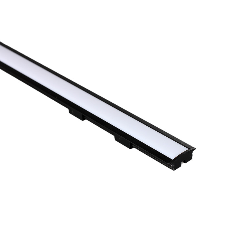 Slim LED Profile Matt Black 2m | Titus Tekform
