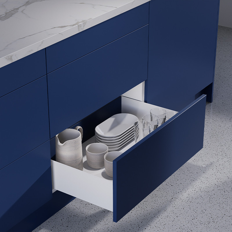 Vitek Single Extension Drawer 150 White 250mm | Titus Tekform