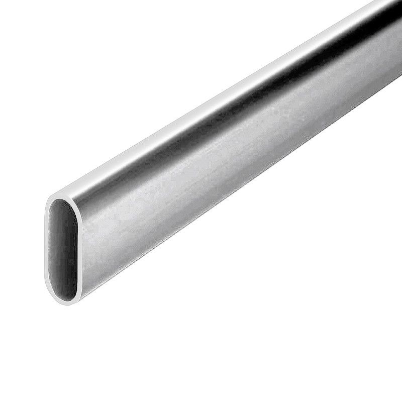 Chrome Oval Hanging Rail | Titus Tekform