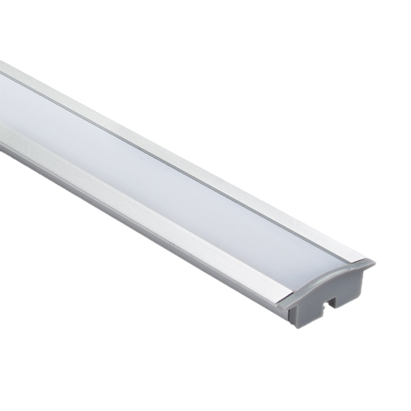 Slim LED Profile Foggy Silver 2m | Titus Tekform