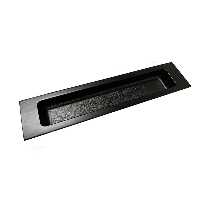 1102 Recessed Handle Matt Black | Titus Tekform