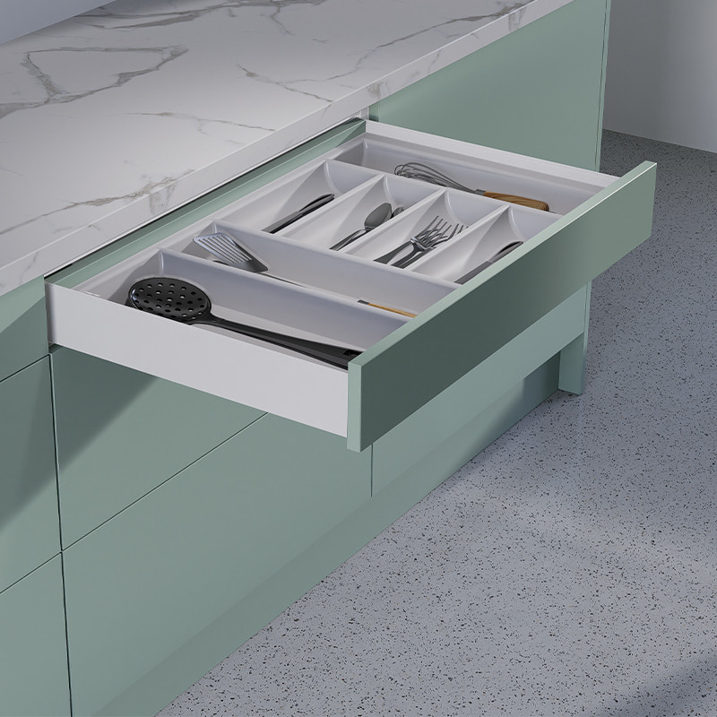 Vitek Full Extension Drawer 79 White 500mm | Titus Tekform