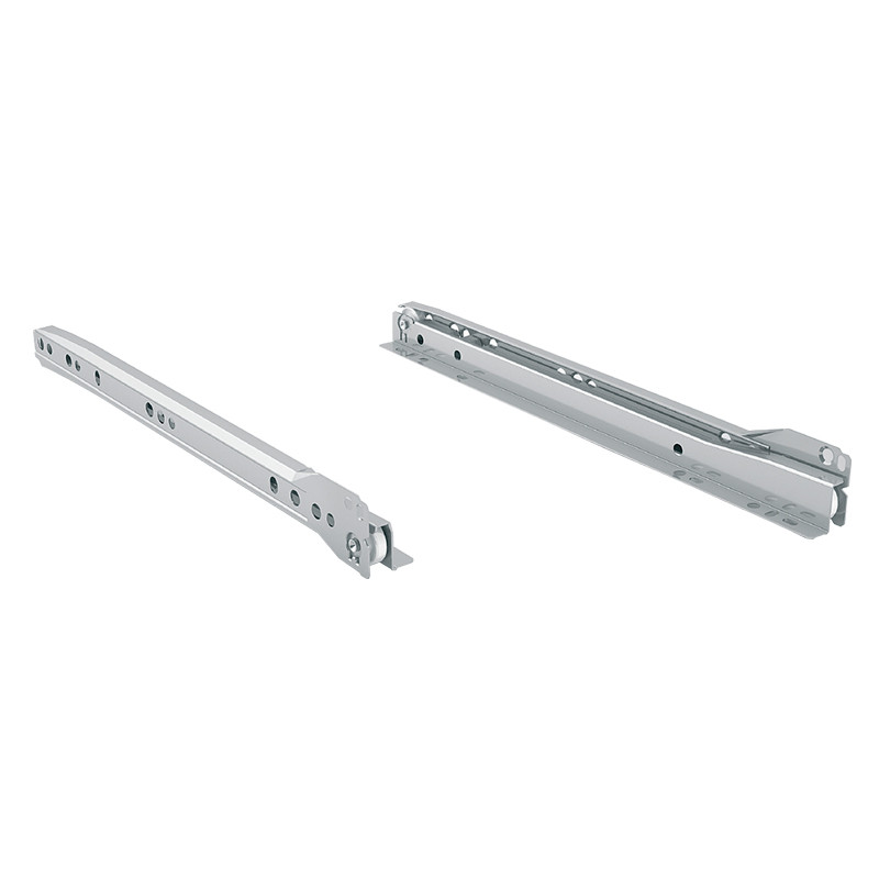 Single Extension Bottom Mounted Roller Runners 550mm White | Titus Tekform