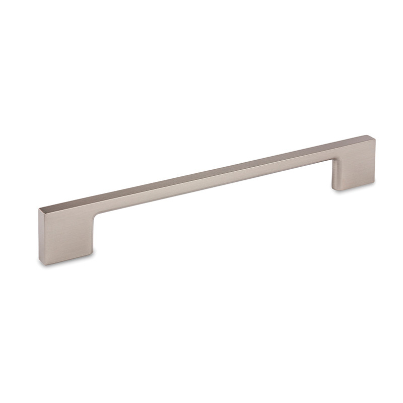 3163 Square Handle Brushed Nickel 128mm | Titus Tekform
