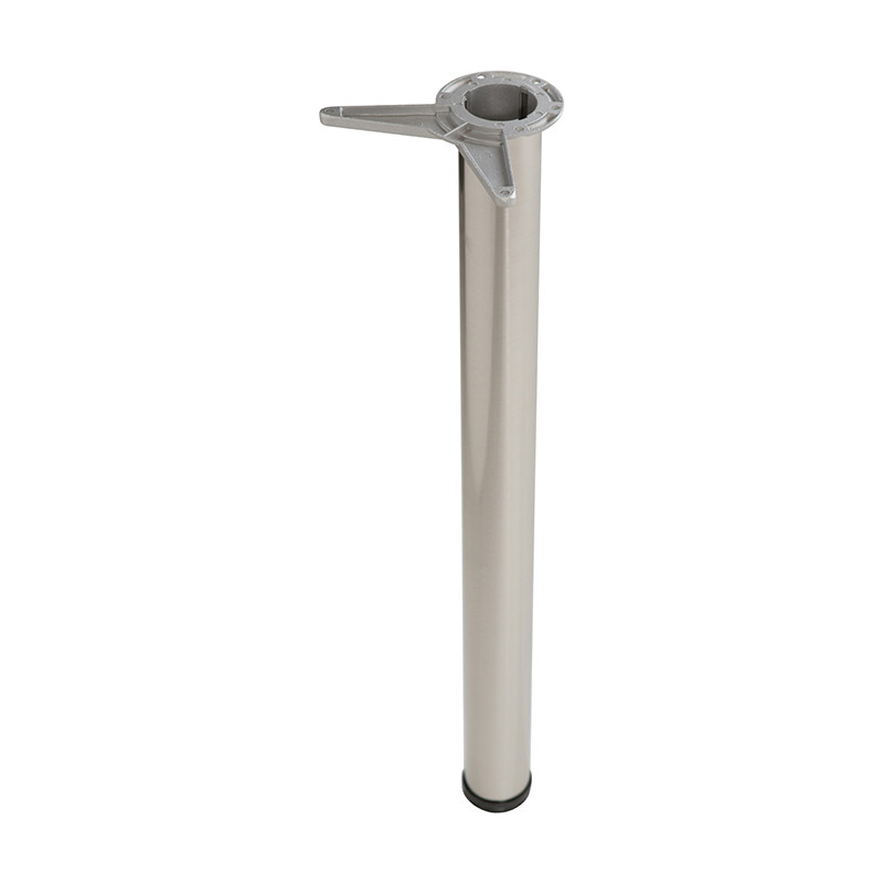 Brushed Nickel Table Leg | Titus Tekform