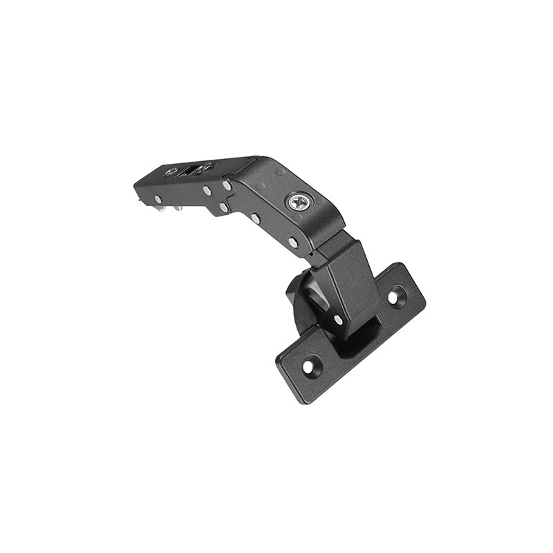 T-type TeraBlack Corner Cabinet Hinge 45mm EasyFix | Titus Tekform