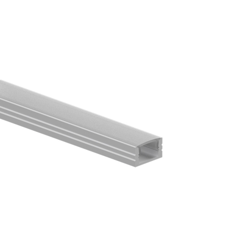STESSO LED DIY Profile Foggy Silver 3m Opaque | Titus Tekform
