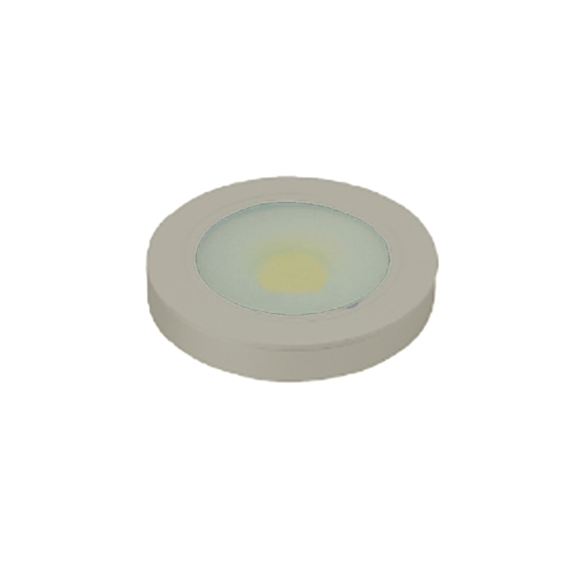 Satin Nickel Round Downlight Surface Mount Bracket | Titus Tekform